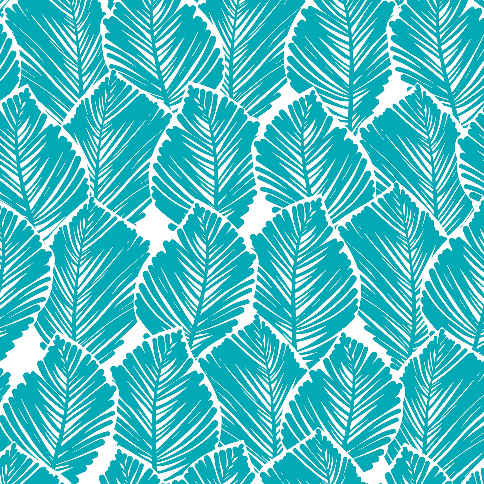 Tropical Leaf Printed Teal 4-Piece 1500 Supreme Collection Sheet Set | eBay