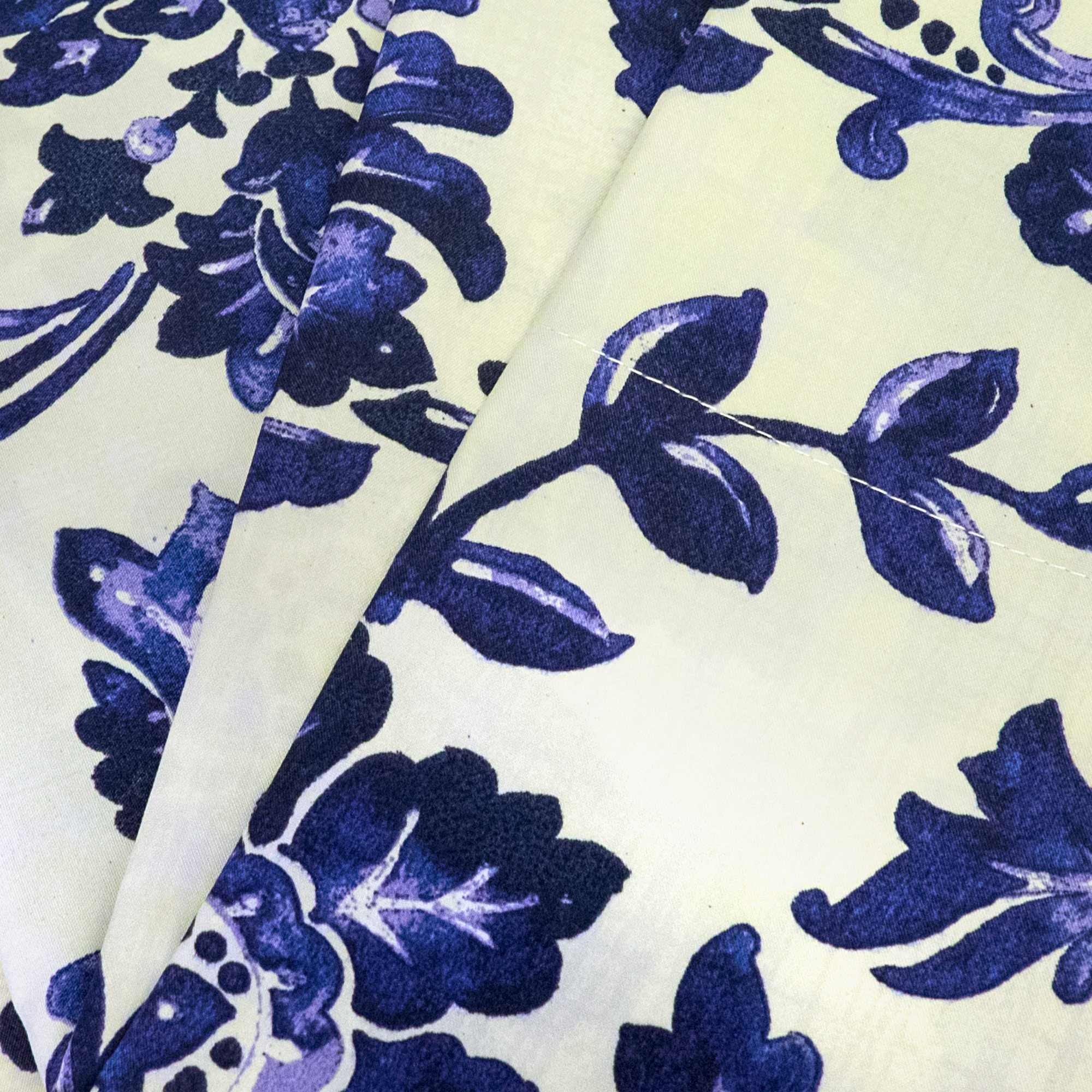 Tuscany Navy Floral Pattern 4-Piece 1800 Thread Count Sheet Set | eBay